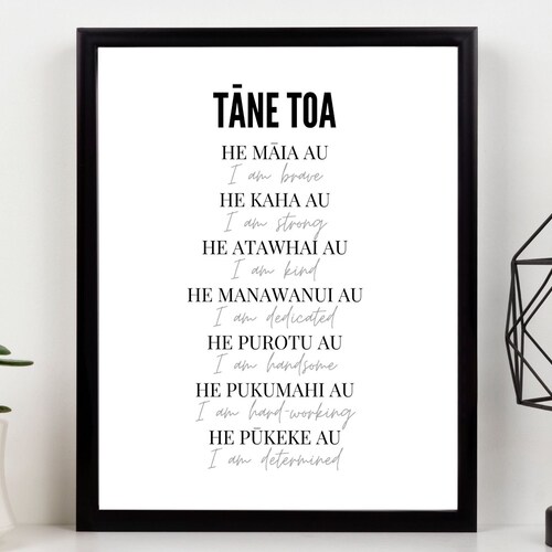 Te Reo Maori Whakatauki Māori Language Print Aroha Aotearoa - Etsy