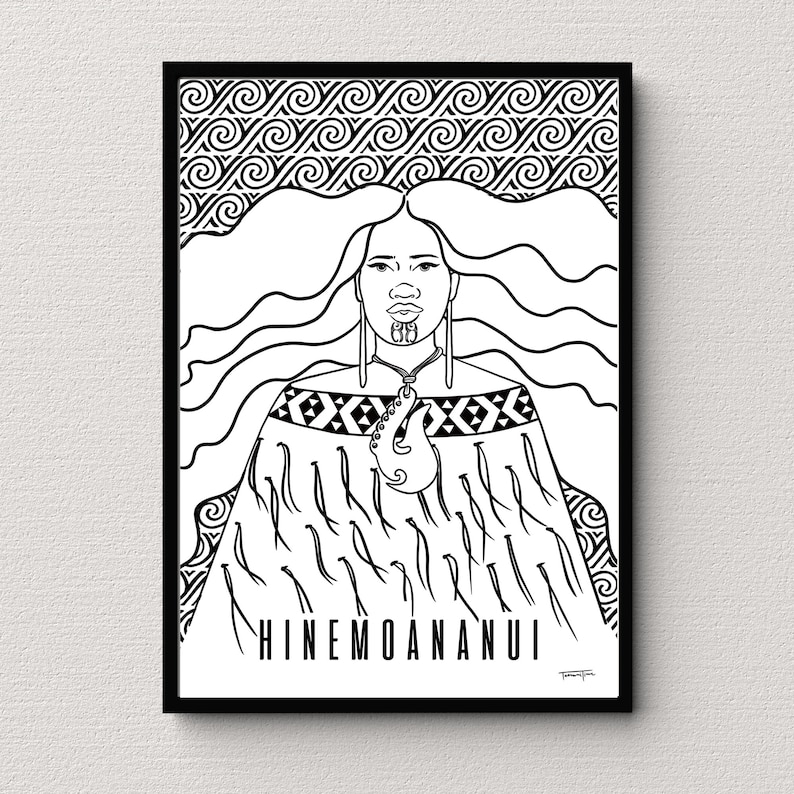 Wāhine Atua Māori Goddesses Prints Te Reo Māori Maori Wall Art - Etsy ...