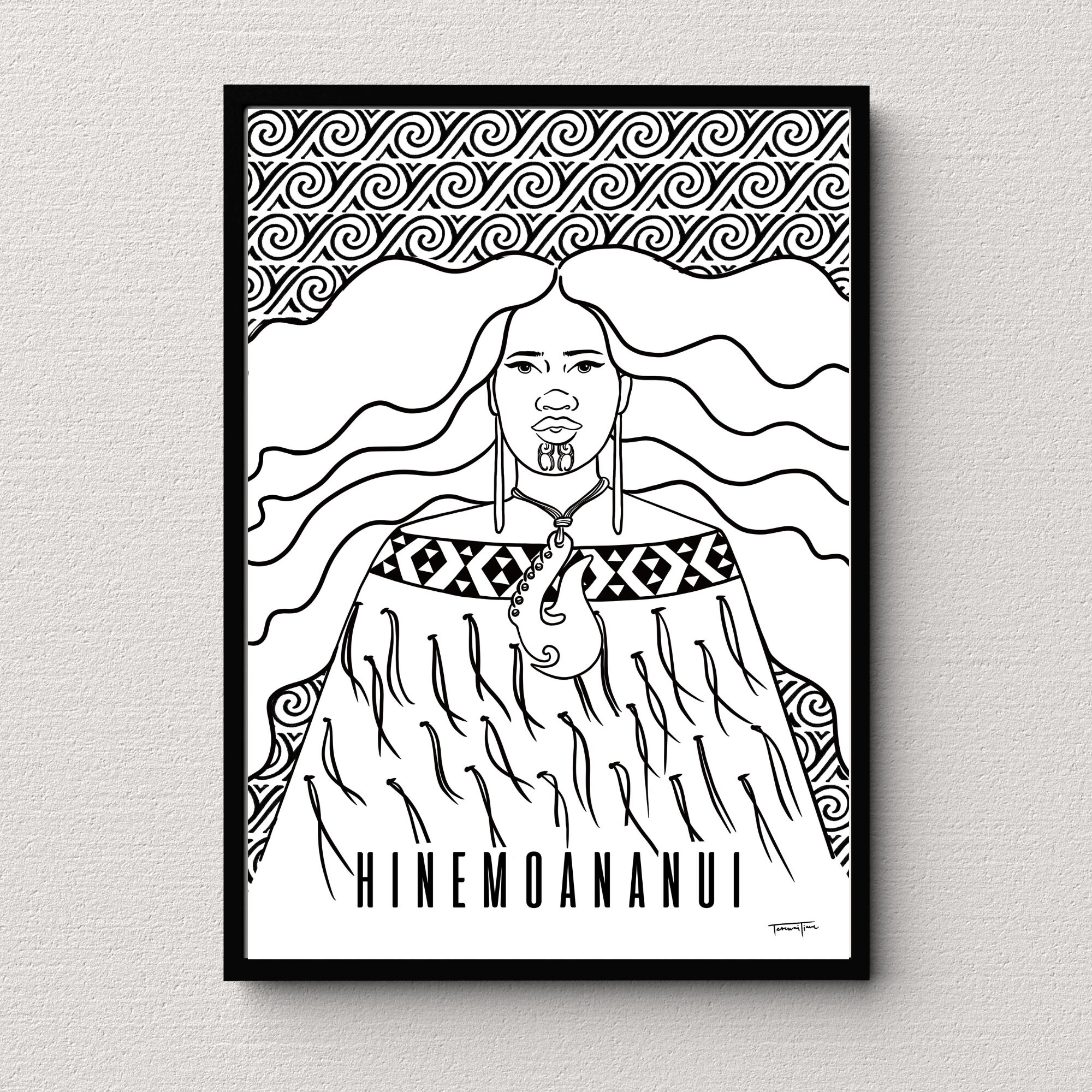 Wāhine Atua Māori Goddesses Prints Te Reo Māori Maori Wall Art - Etsy Hong Kong