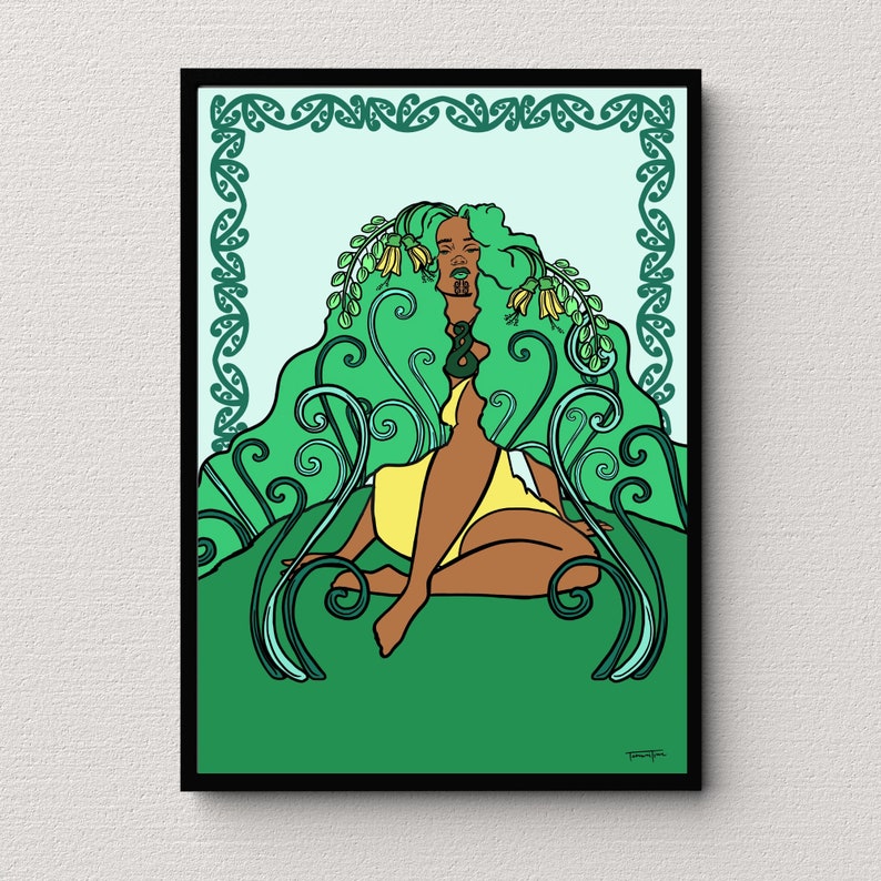 Atua Wahine Maori Goddess Women Prints Mana Wāhine Māori Wall Art ...