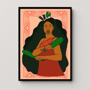 Atua Wahine Maori Goddess Women Prints Mana Wāhine Māori Wall Art ...