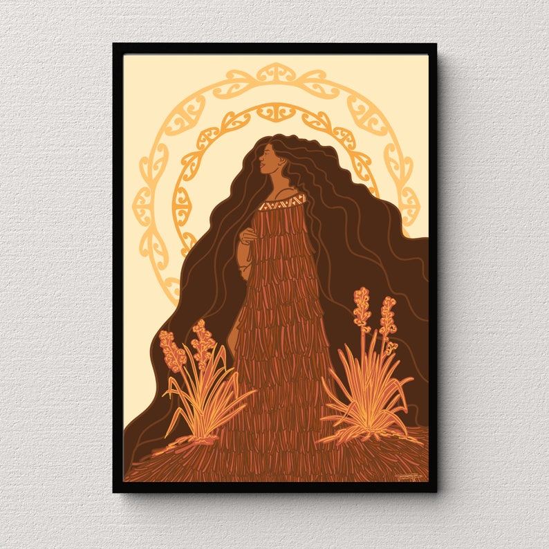 Atua Wahine Maori Goddess Women Prints Mana Wāhine Māori Wall Art ...