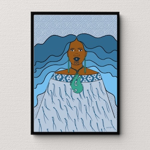 Atua Wahine Maori Goddess Women Prints Mana Wāhine Māori Wall Art ...