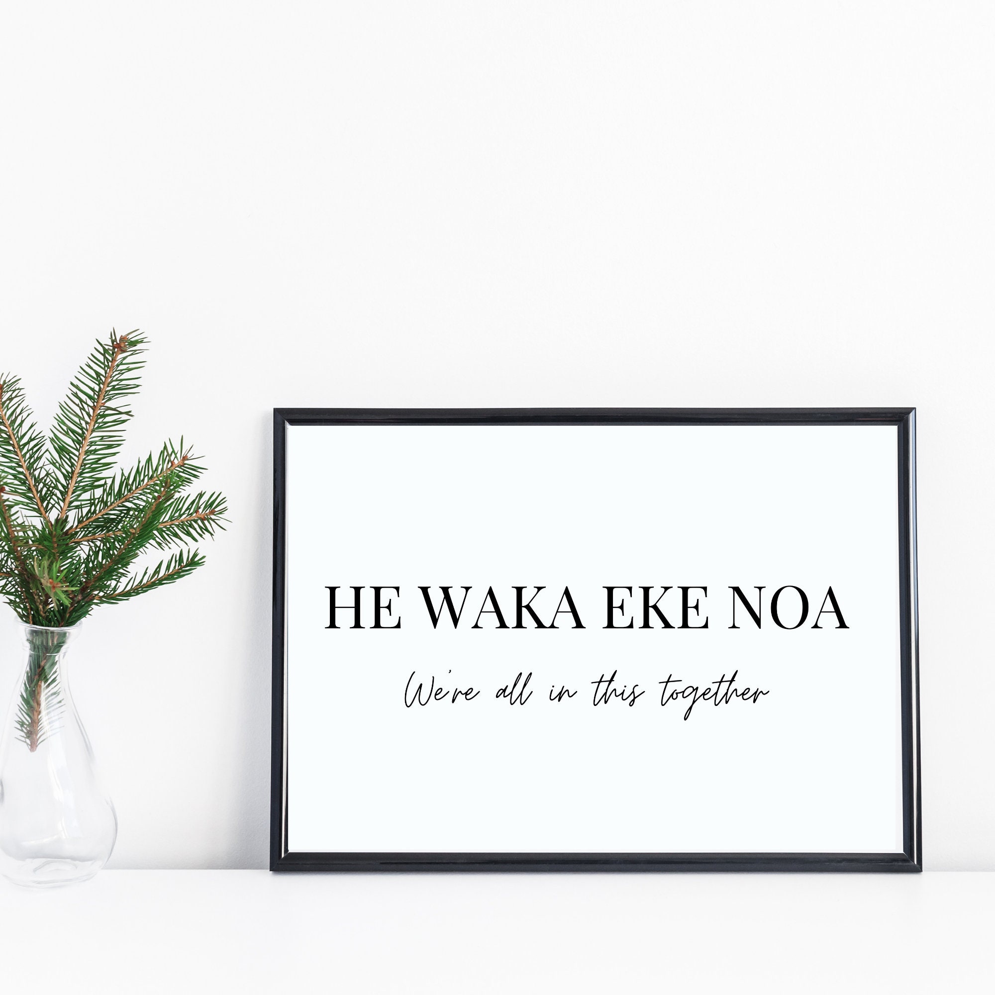He Waka Eke Noa We're All in This Together Te Reo Maori Language ...