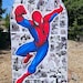 Spider Man Backdrop Cover Party Props Background Party Boy - Etsy