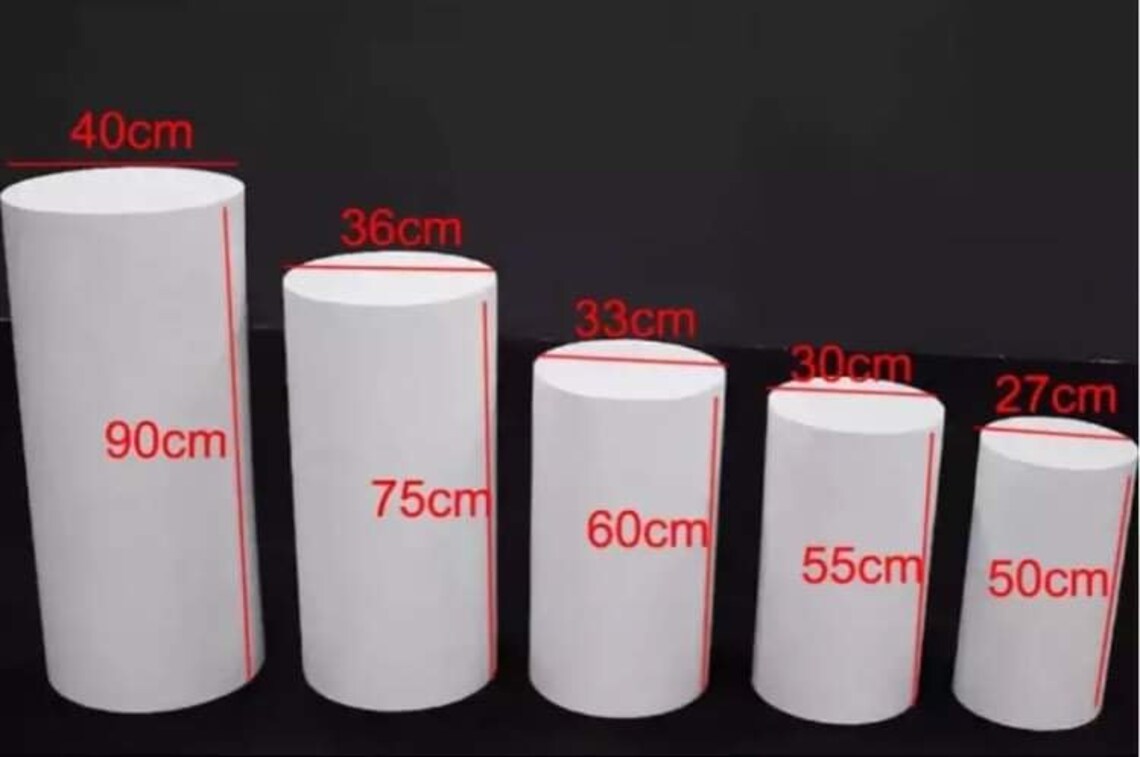 Customize Round Cylinder Overs Background Elastic Fabric - Etsy