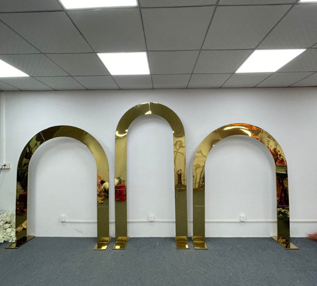 Curved Backdrop Wedding Stands Stainless Steel Wall Props Events ...