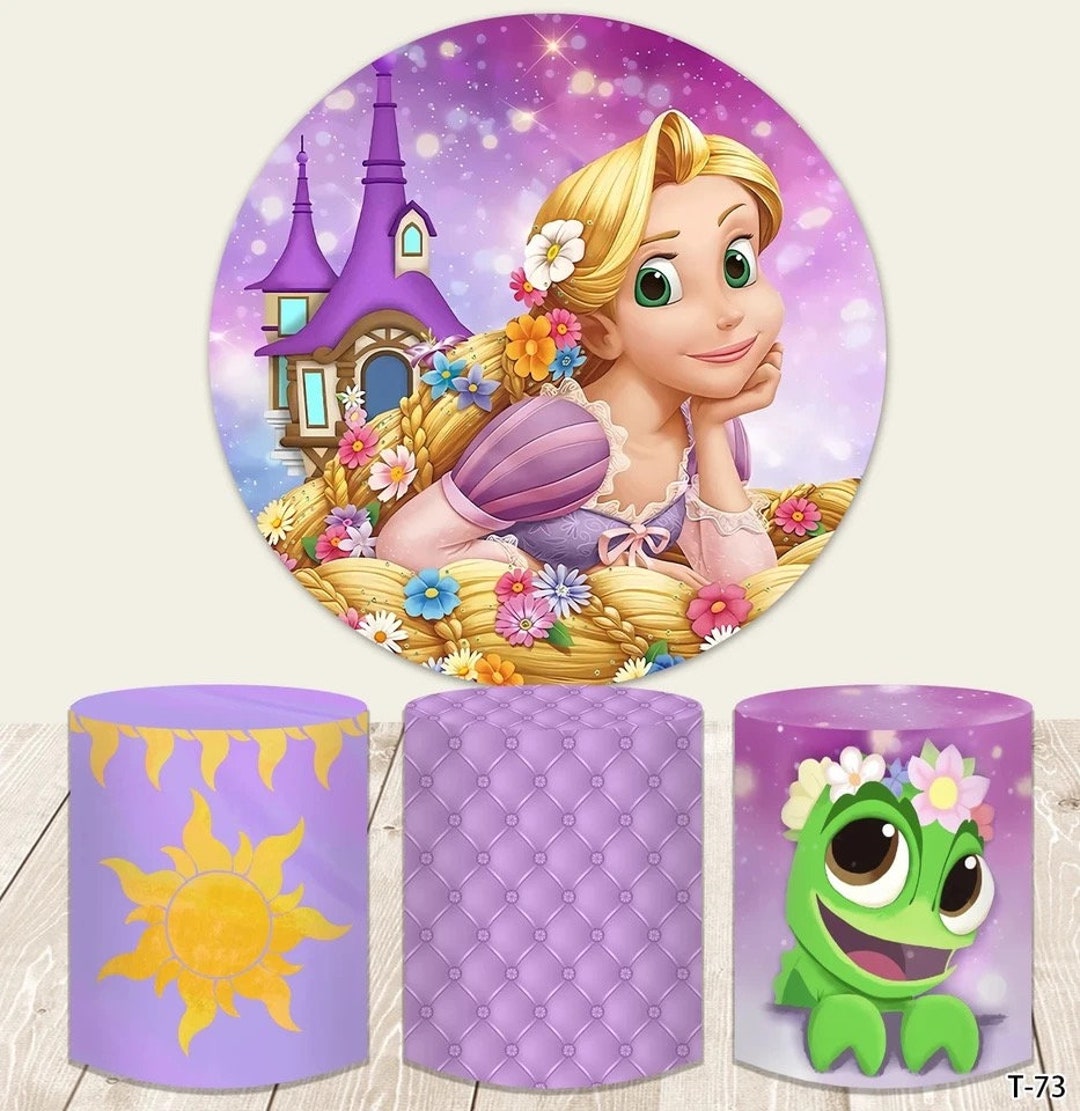 Rapunzel Backdrop Cover, Rapunzel Banner Polyester Party Events ...