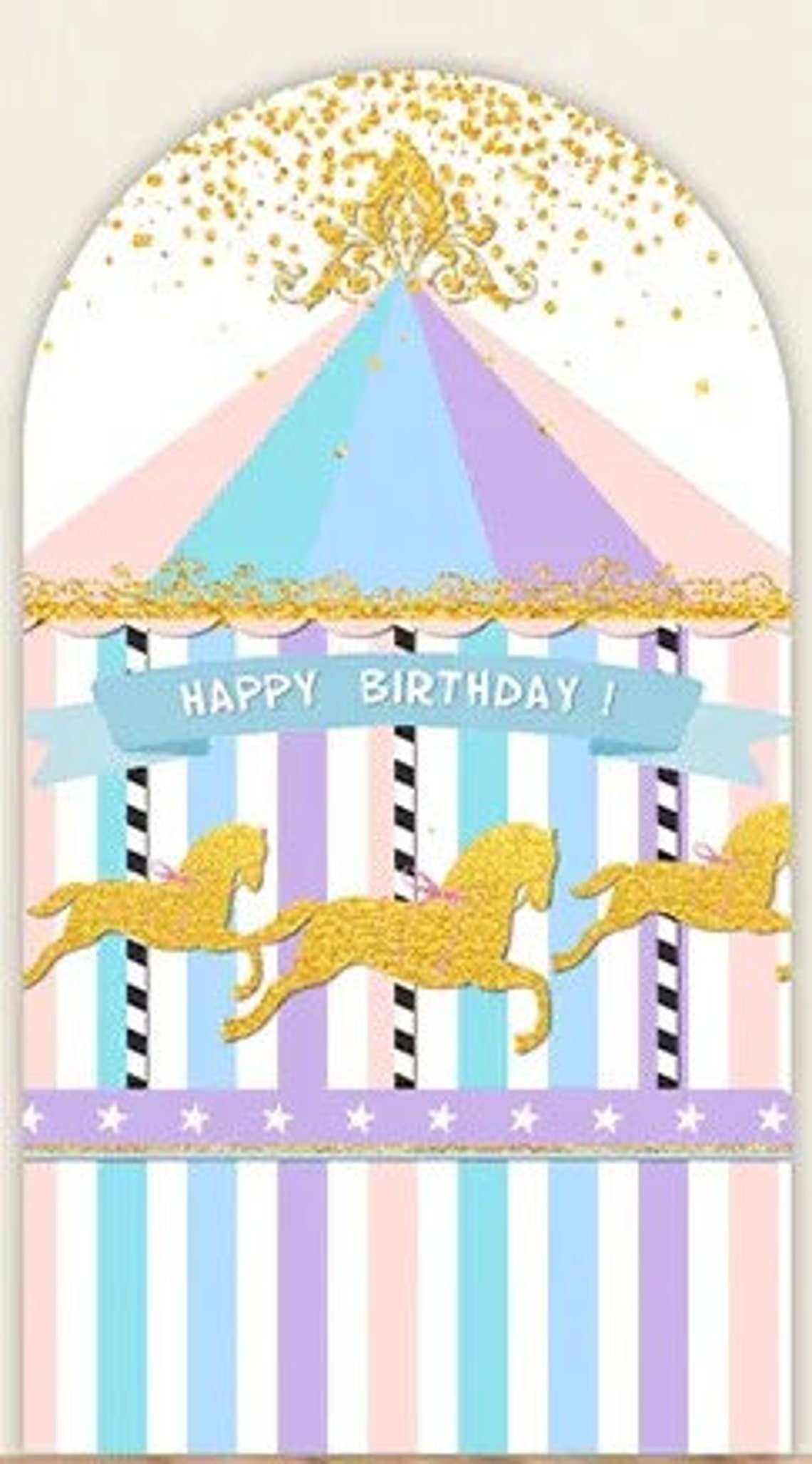 Circus Backdrop Cover, Plim Plim Circus Cover, Banner Circus for Party ...