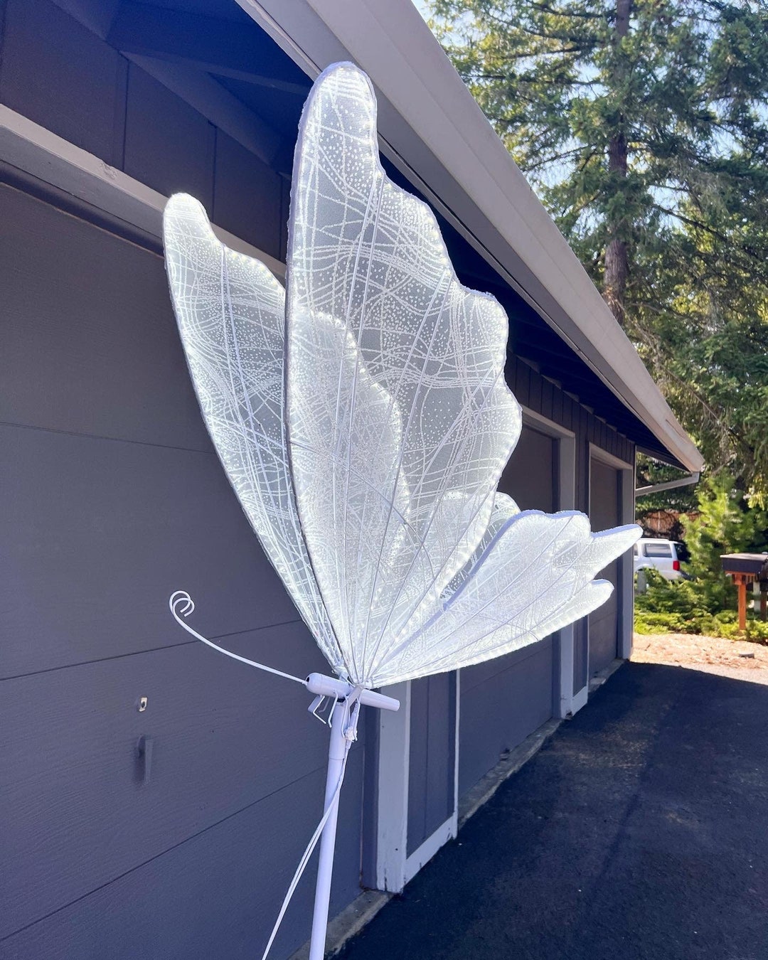 1M Big Butterfly Light, LED Neon Light Wedding Props, Wings Event ...