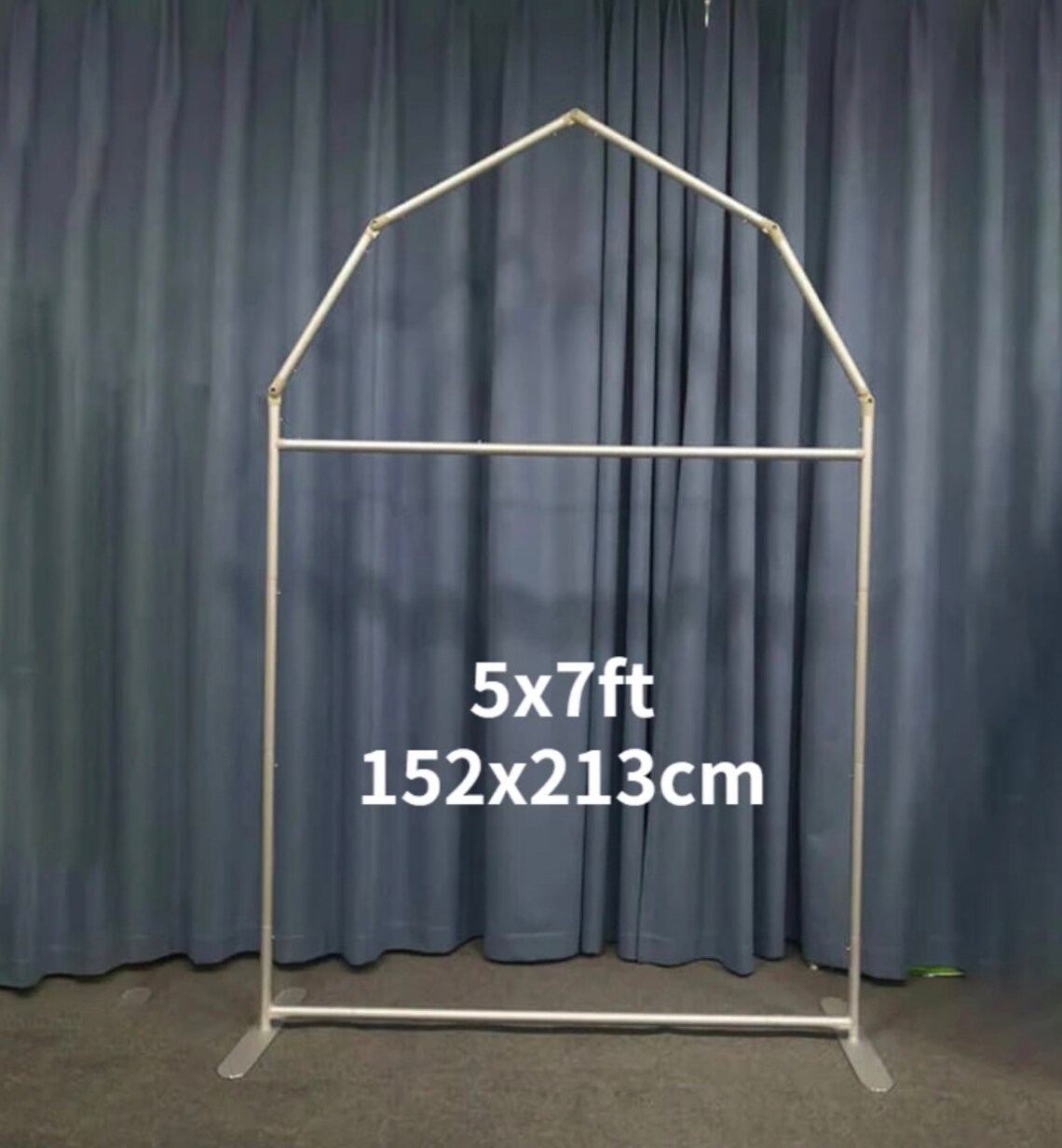 Barn Shape Arch Stand, Backdrop Cover, Double Sides Printed Chiara ...