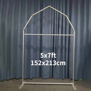 Barn Shape Arch Stand, Backdrop Cover, Double Sides Printed Chiara ...