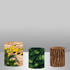 Dinosaur Theme Backdrops, Covers Polyester, Cylinders Covers, Customized Any Theme - Etsy