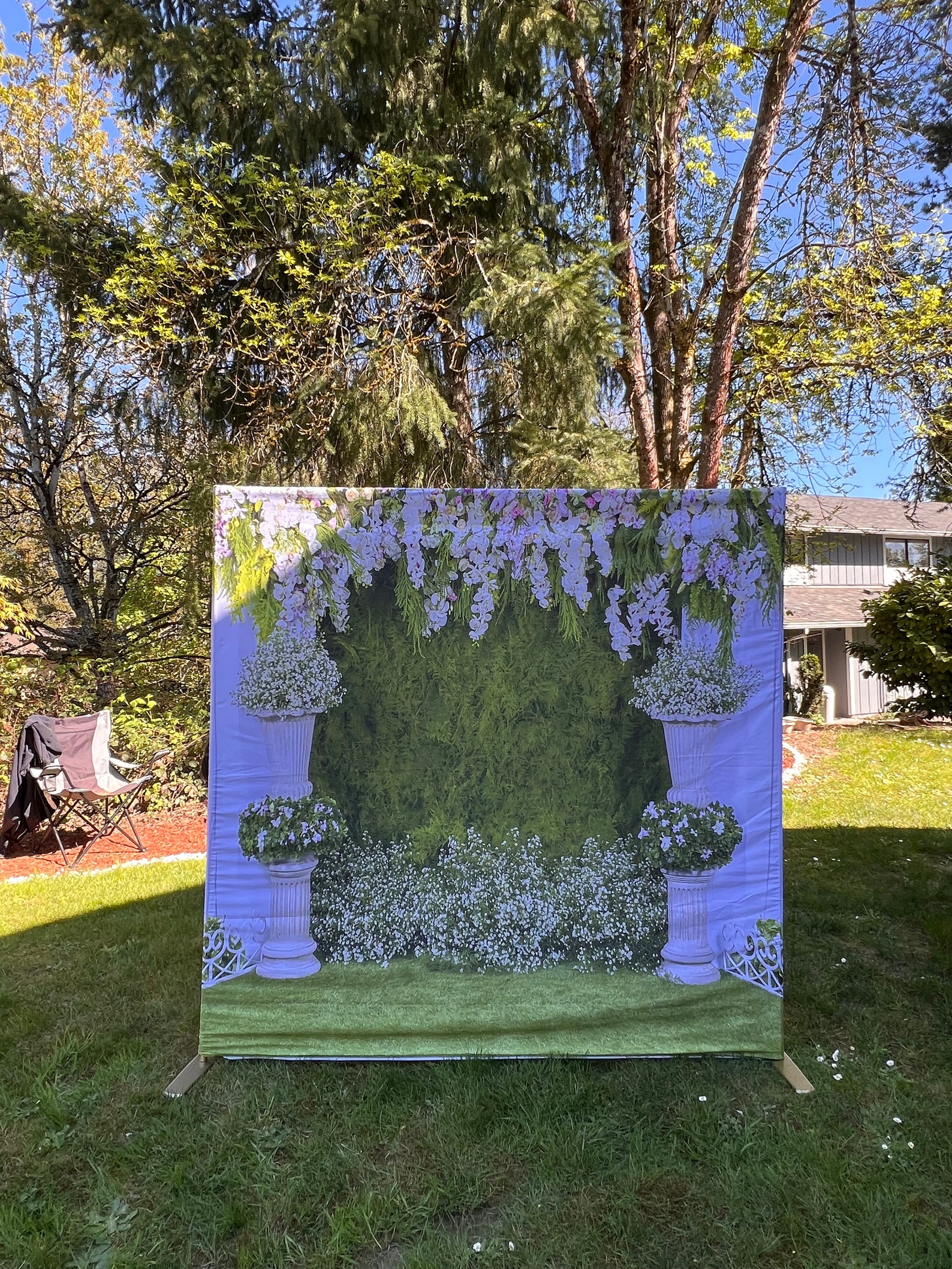 Enchanted Forest Backdrop Polyester Cover Party Props for Party ...