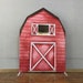 Barn Shape Arch Stand, Backdrop Cover, Double Sides Printed Chiara ...