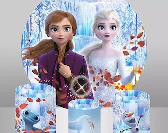 Frozen Round Backdrops - Etsy