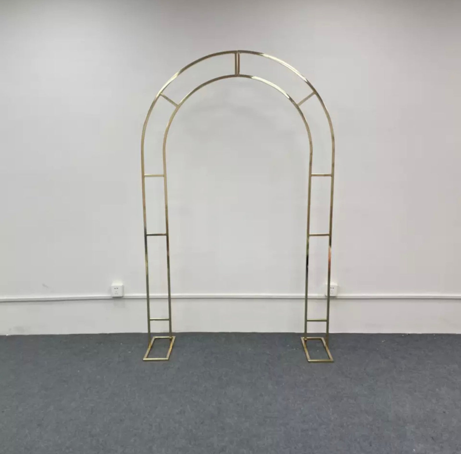 Gold-plated Shiny Arch Screen Geometric Wedding Arch Frame - Etsy