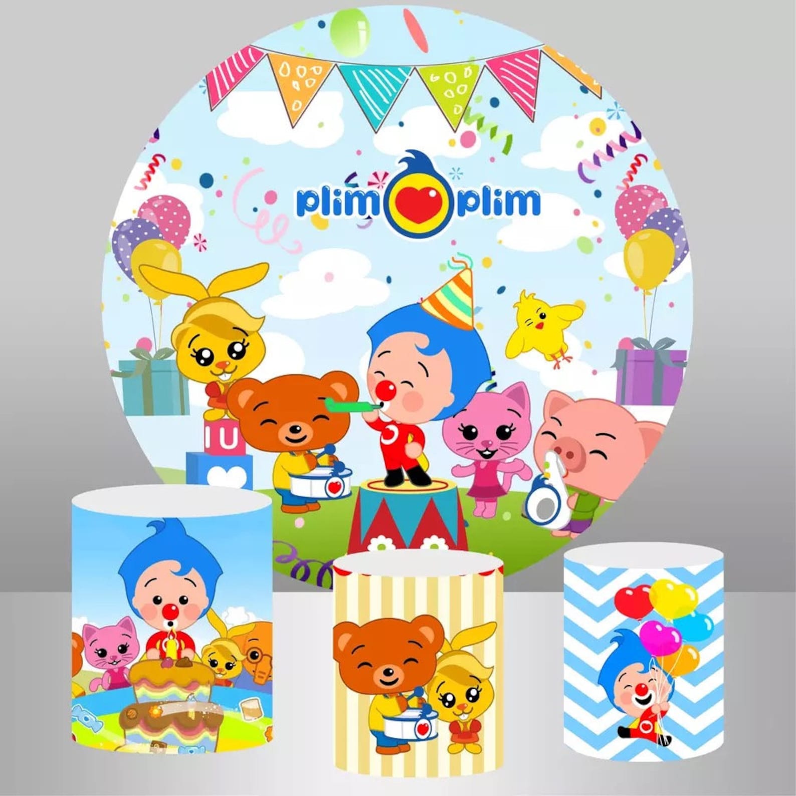 Plim Plim Backdrop Cover, Polyester Party Banner - Etsy