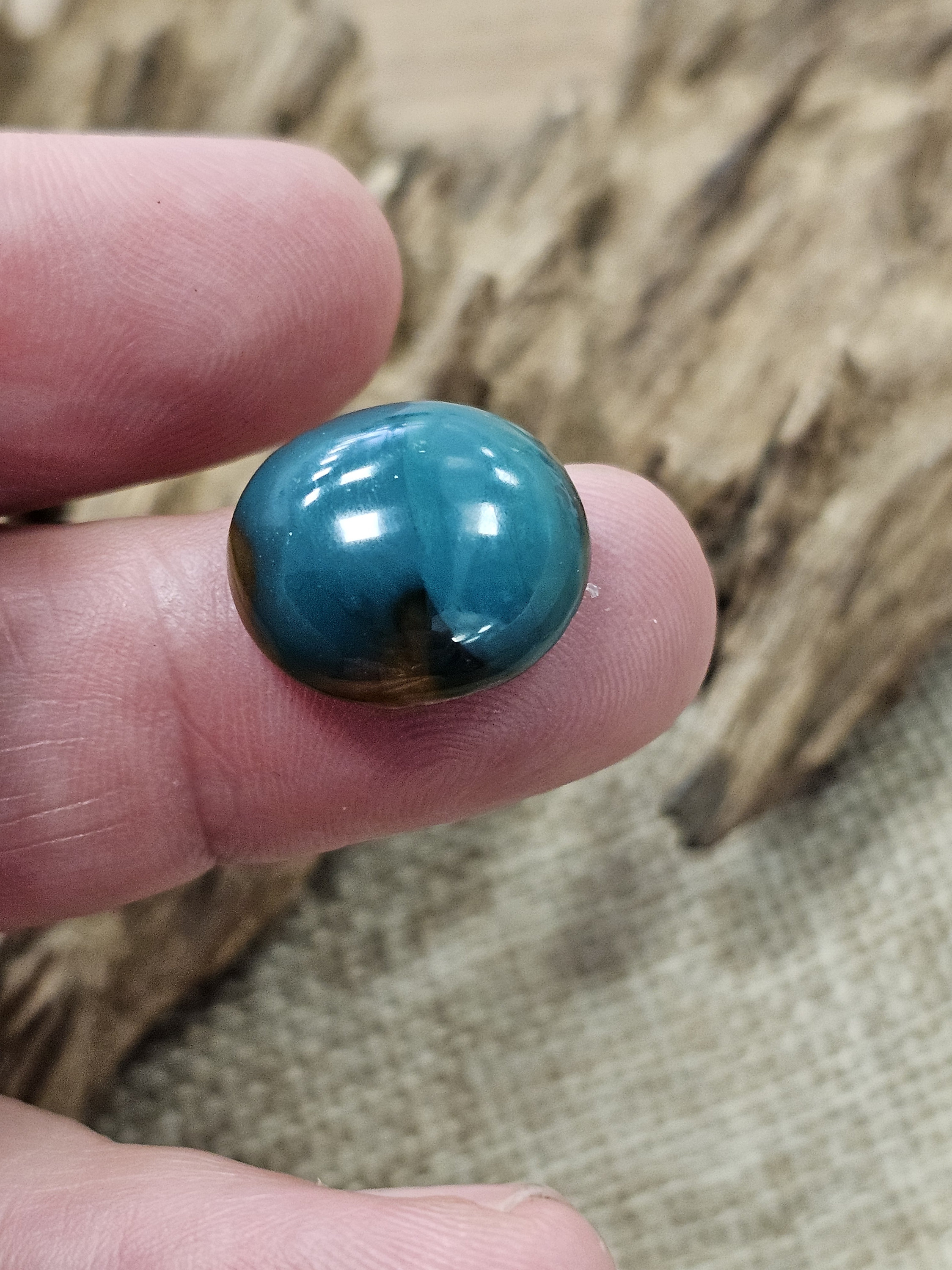 Amazing Chrysoprase Chalcedony Copper Inclusions Cab for Jewelry Making ...