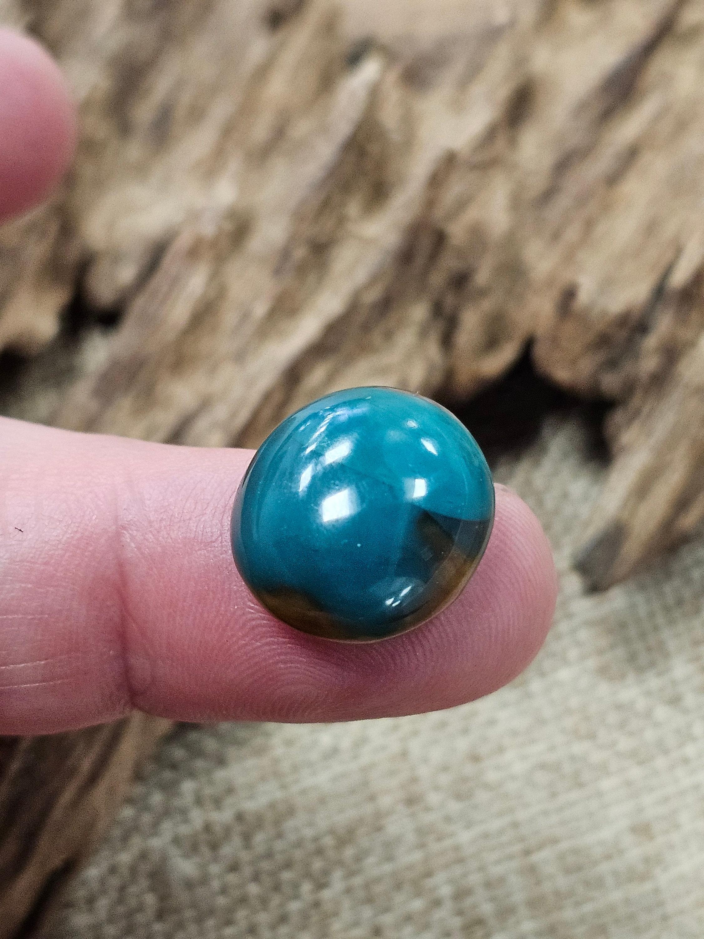 Amazing Chrysoprase Chalcedony Copper Inclusions Cab for Jewelry Making ...