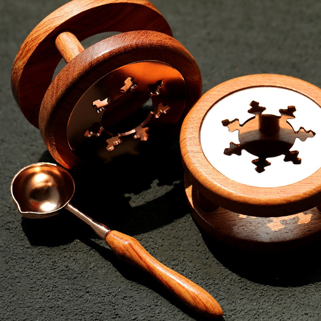 Rosewood Stove / Wax Melter / Custom Wax Stamp / Wax Melt / - Etsy