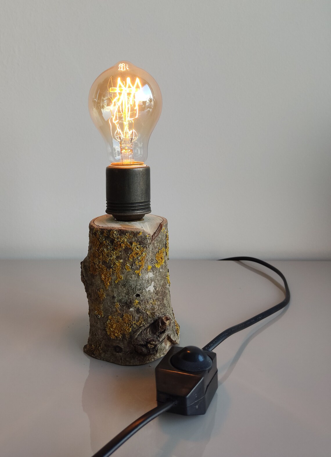 Ktük Design, Wood Table Lamp, Table Lamp, Side Lamp, Desk Lamp, Dimmer ...