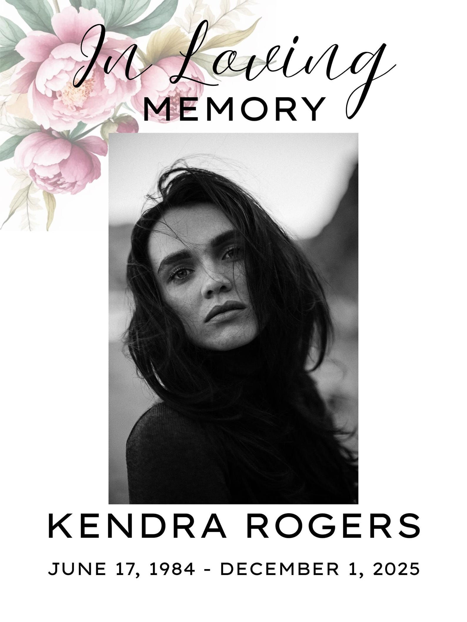 Funeral in Loving Memory Pink Peonies Design Poster-editable - Etsy