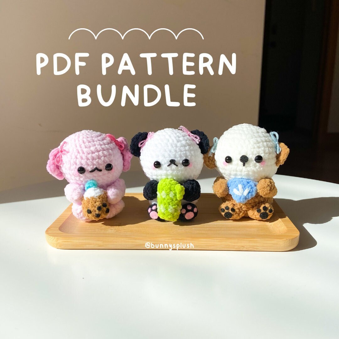 PDF PATTERN BUNDLE Crochet Animal Pattern, Crochet Pattern Bundle ...