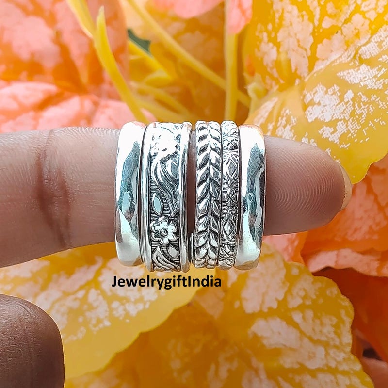 Chunky Bezel Set Ring - Etsy