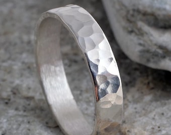 Hammered Finish Ring - Etsy