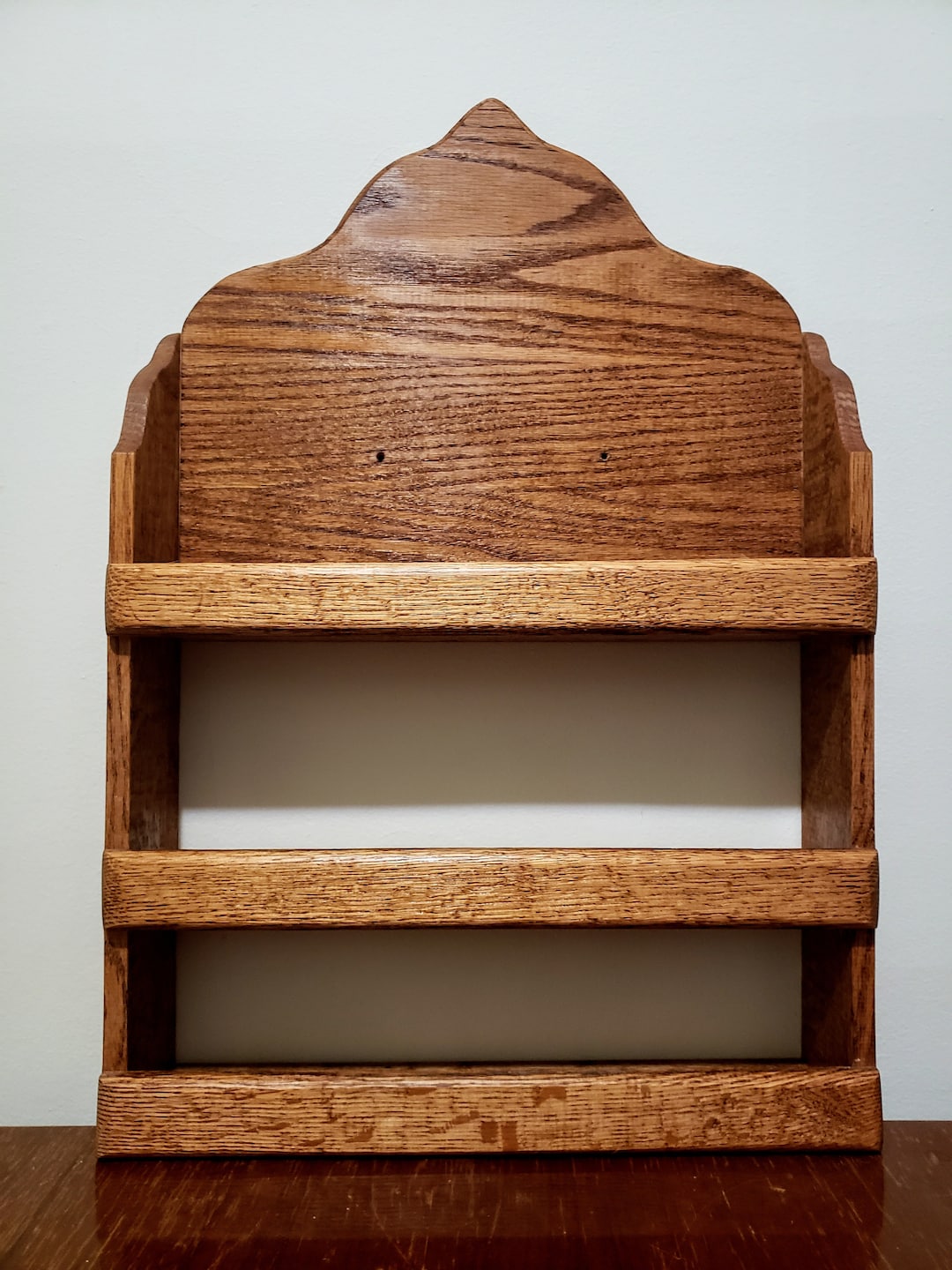 Vintage Spice Rack Made of Oak Wood, 3 Shelves - Etsy