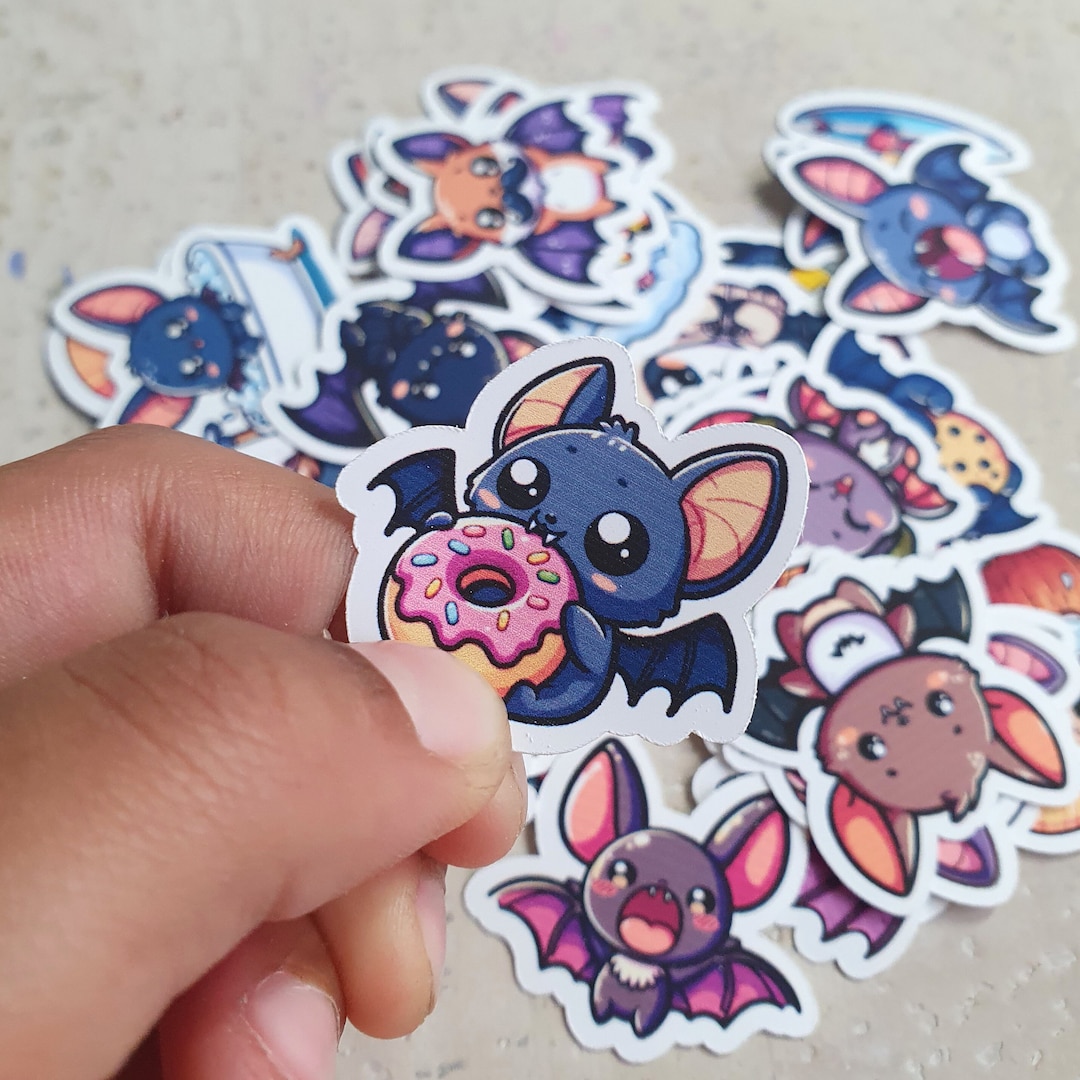 Buy Bat Stickers - 35 Funny Stickers of Bats - Digital & Printed Online ...