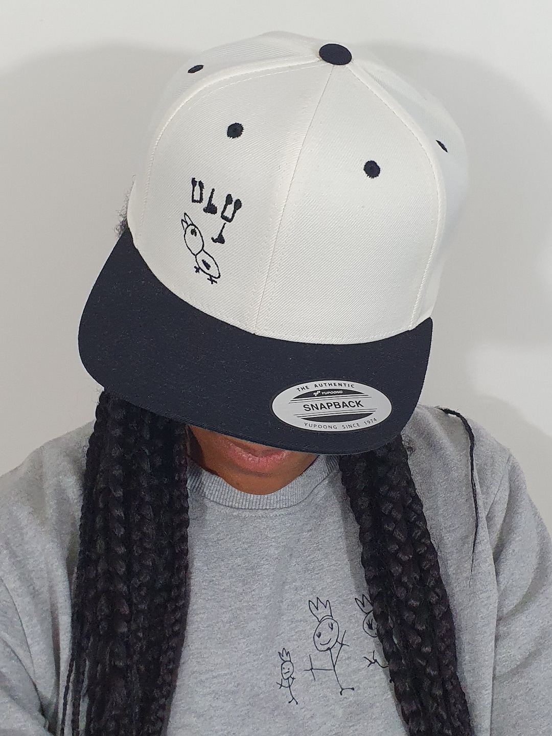 Children's Drawing on Cap, Personalized Cap With Your Design. - Etsy