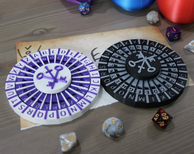 Printable Egyptian Hieroglyphs Cipher Wheel Disk Escape Room Prop ...