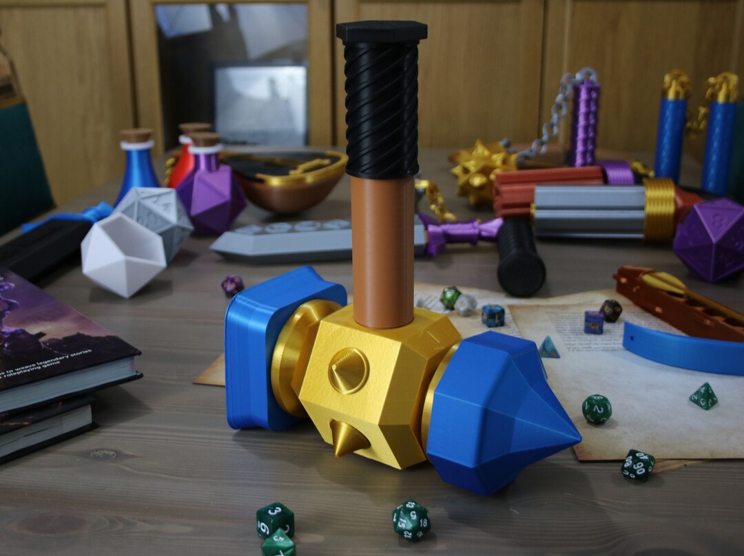 War Hammer Dice Holder / Dice Tower / 3D Printed Dnd / Dungeons and ...