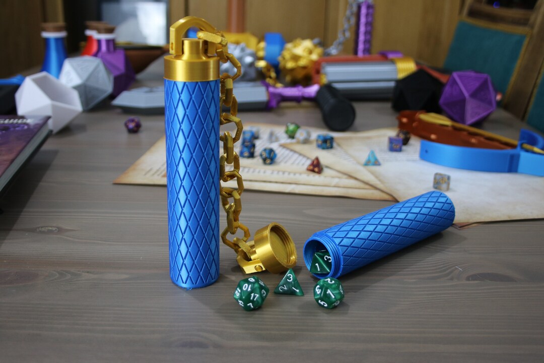 Nunchucks D&D Dice Holder / 3D Printed / Dnd Gift / Dice Bag / Dungeons ...