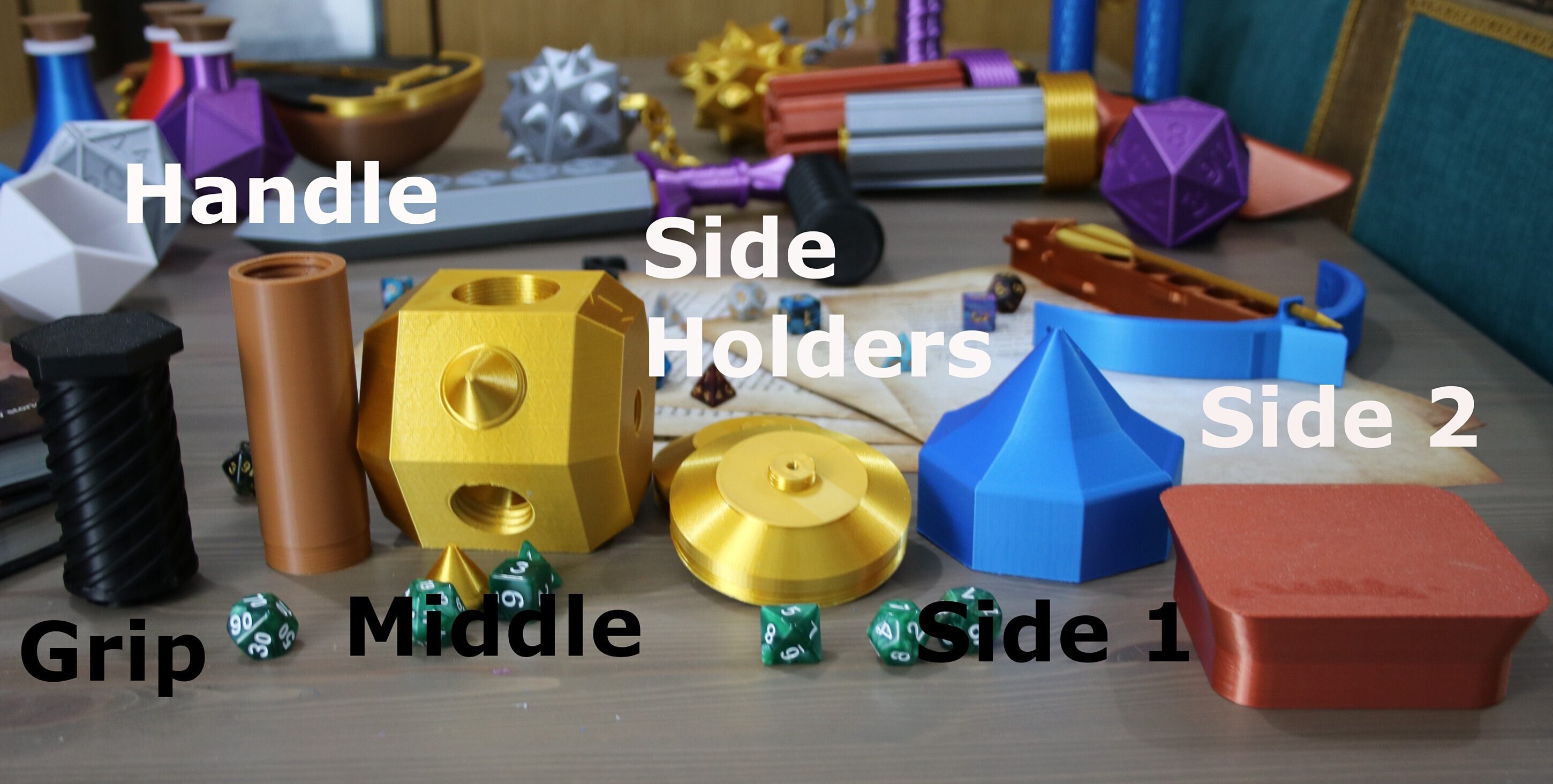 War Hammer Dice Holder / Dice Tower / 3D Printed Dnd / Dungeons and ...