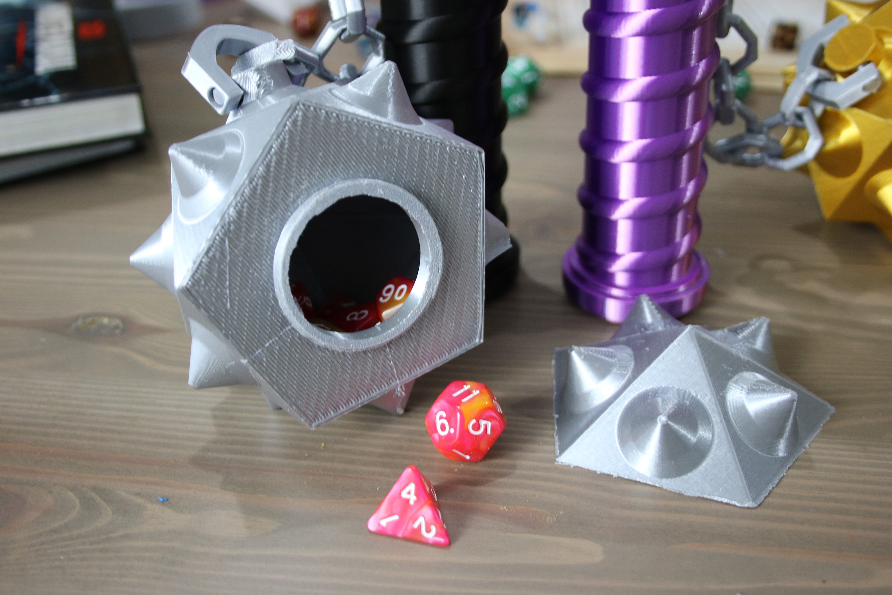 Medieval Flail D&D Dice Holder/ 3D Printed/ Dnd Gift - Etsy