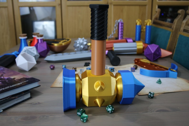 War Hammer Dice Holder / Dice Tower / 3D Printed Dnd / Dungeons and ...