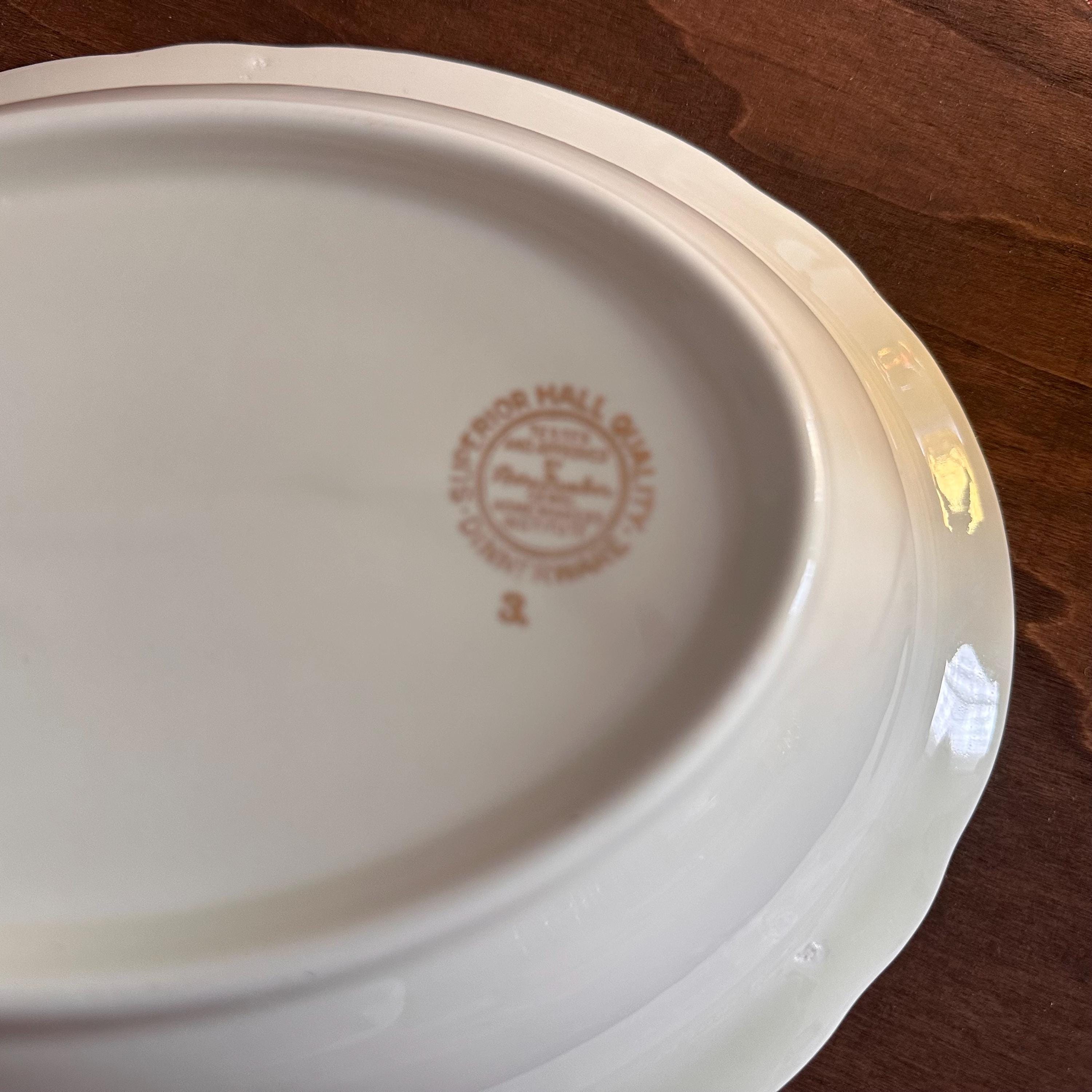 1950s Mary Dunbar Collection, Jewel Autumn Leaf, 10.5” Oval Serving ...