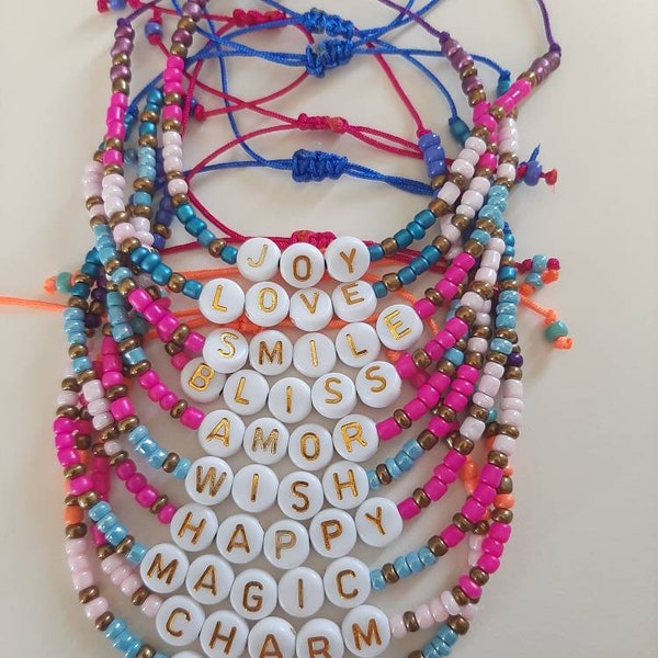 Motto Bracelet - Etsy