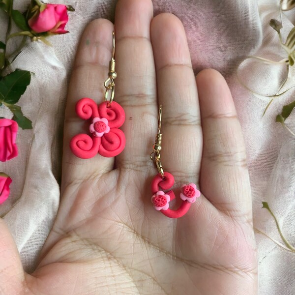 Barbie Theme Earrings - Etsy