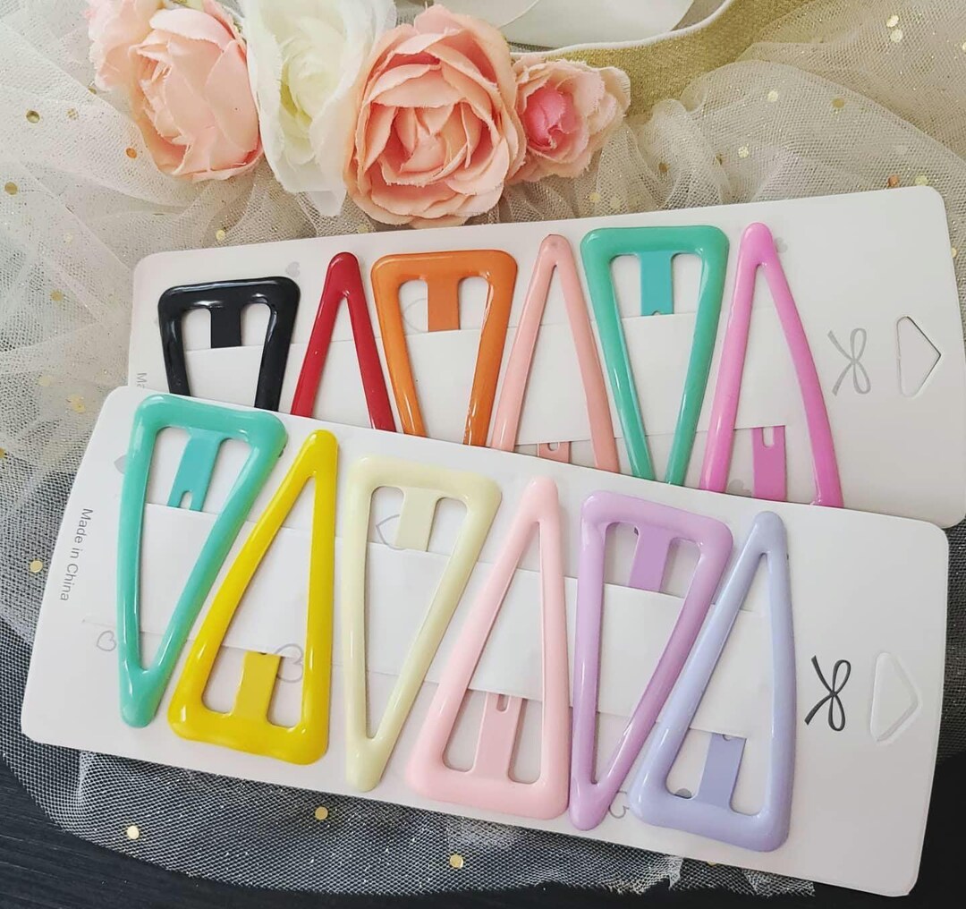 Oversized Hair Snap Clips for Birthday Gift Girls Large Hair Snaps ...