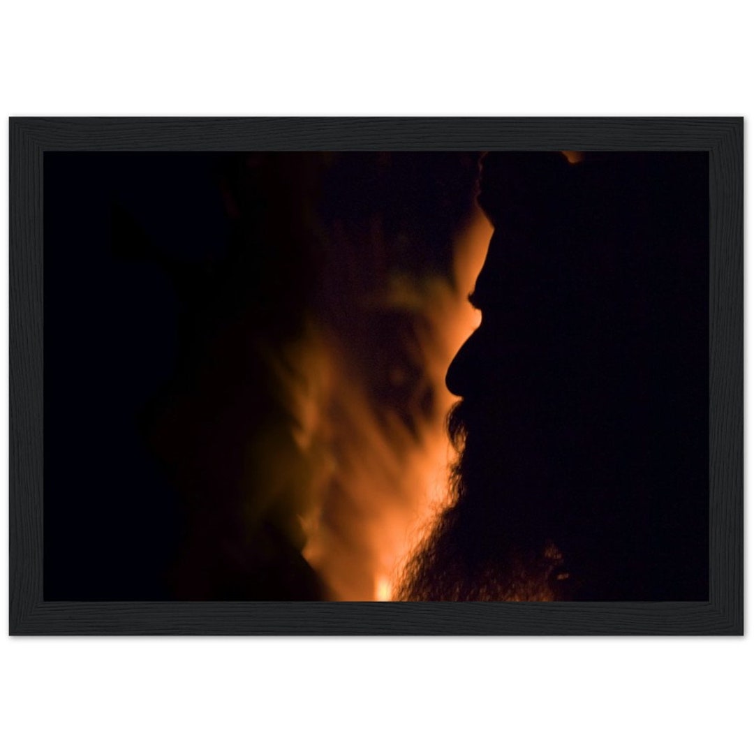 Sadhguru - Silent Presence, Wooden Framed Poster, Premium Matte Paper ...