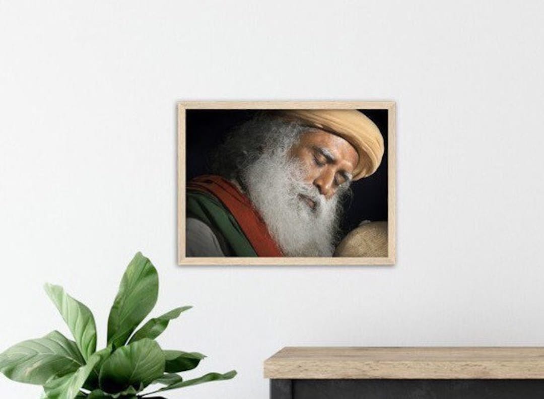 Sadhguru - Master Arrived, Wooden Framed Poster, Premium Matte Paper ...