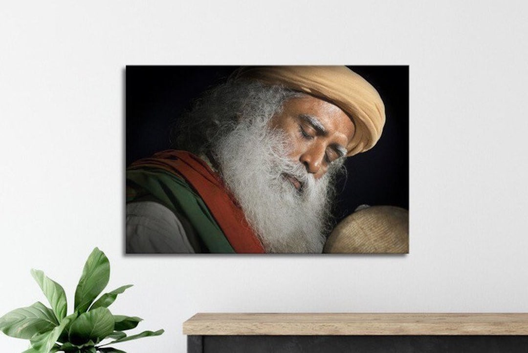 Sadhguru Canvas - 'master Arrived', Isha Yoga, Sadhguru Wall Art ...