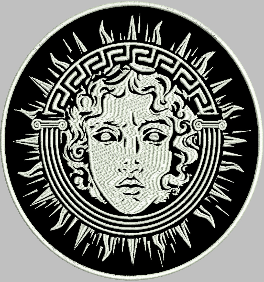 VIKING BLACK SUN Patch Patch Diameter 25 Cm Black Sun - Etsy