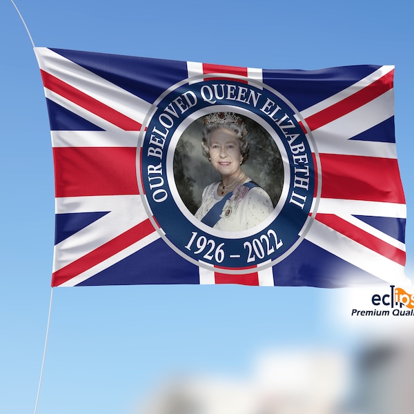 Queen Elizabeth Flag - Etsy