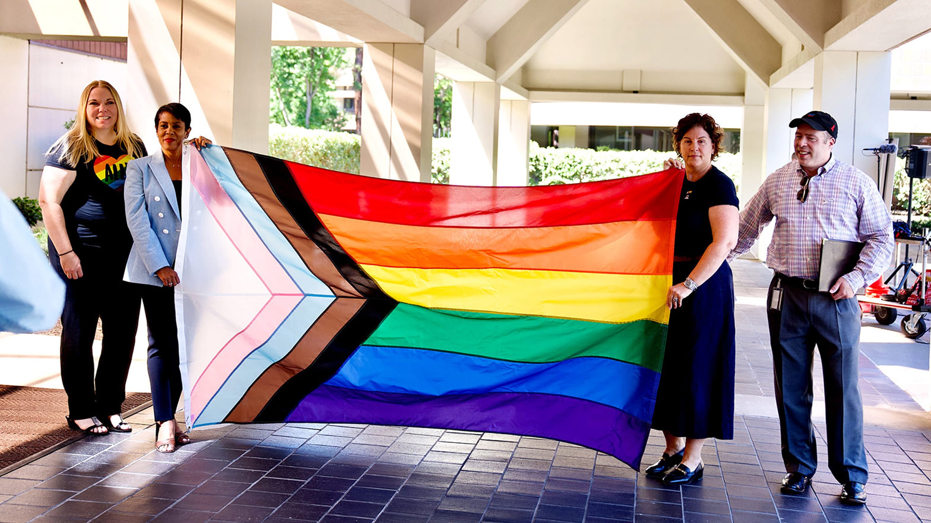 Progress Pride Flag - Official LGBTQ+ Banner, Rainbow Colors - Etsy