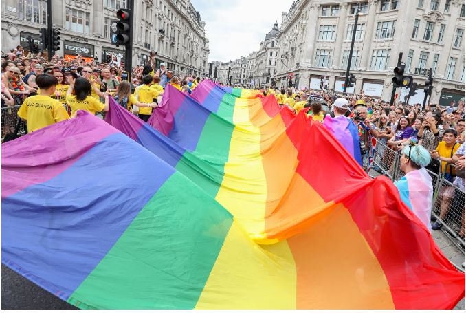 Massive Progress Pride Flag – 50x30 Ft Polyester Rainbow Banner All ...